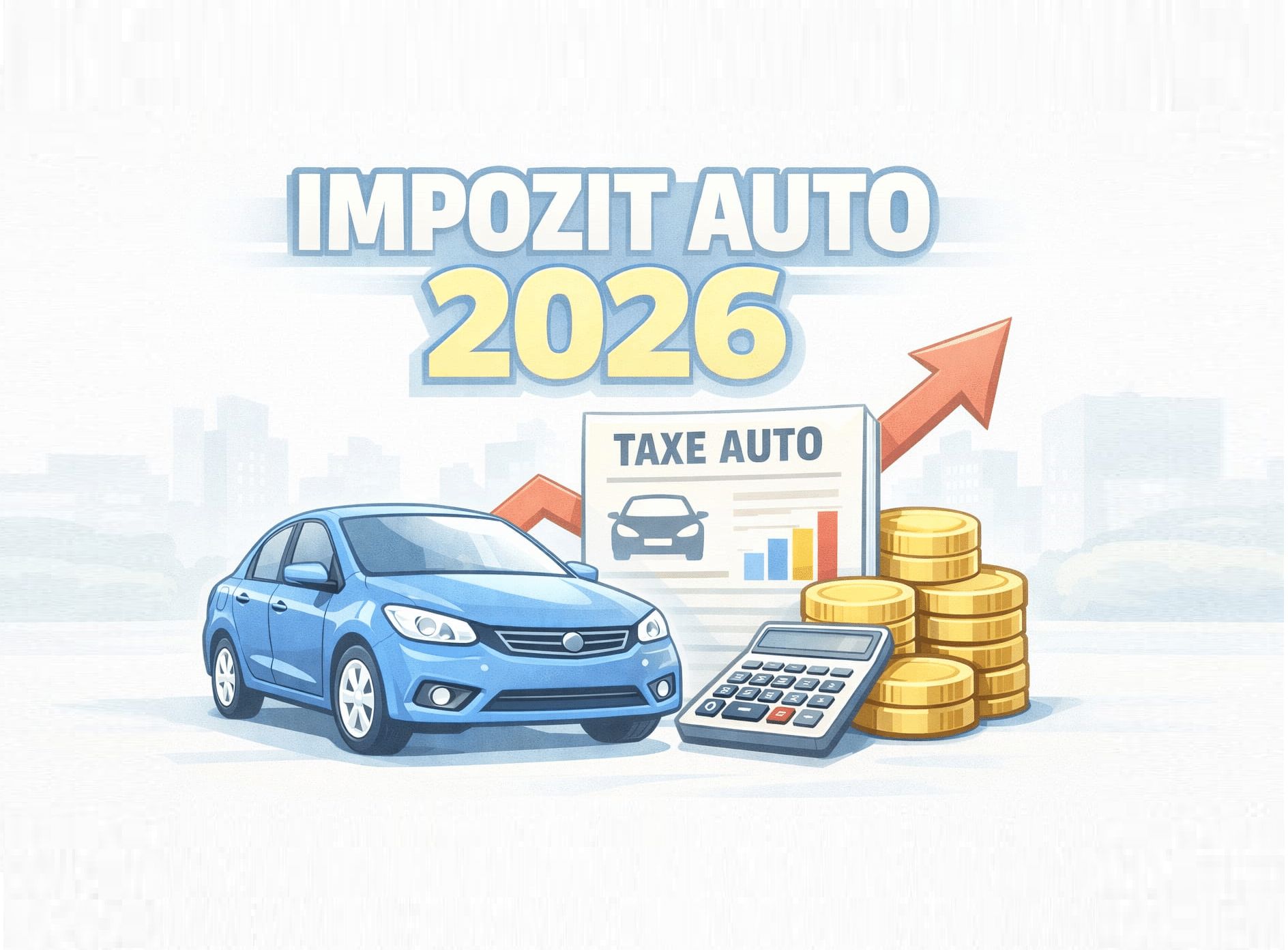 Impozit auto 2026 - cat platesti si exemple clare de calcul